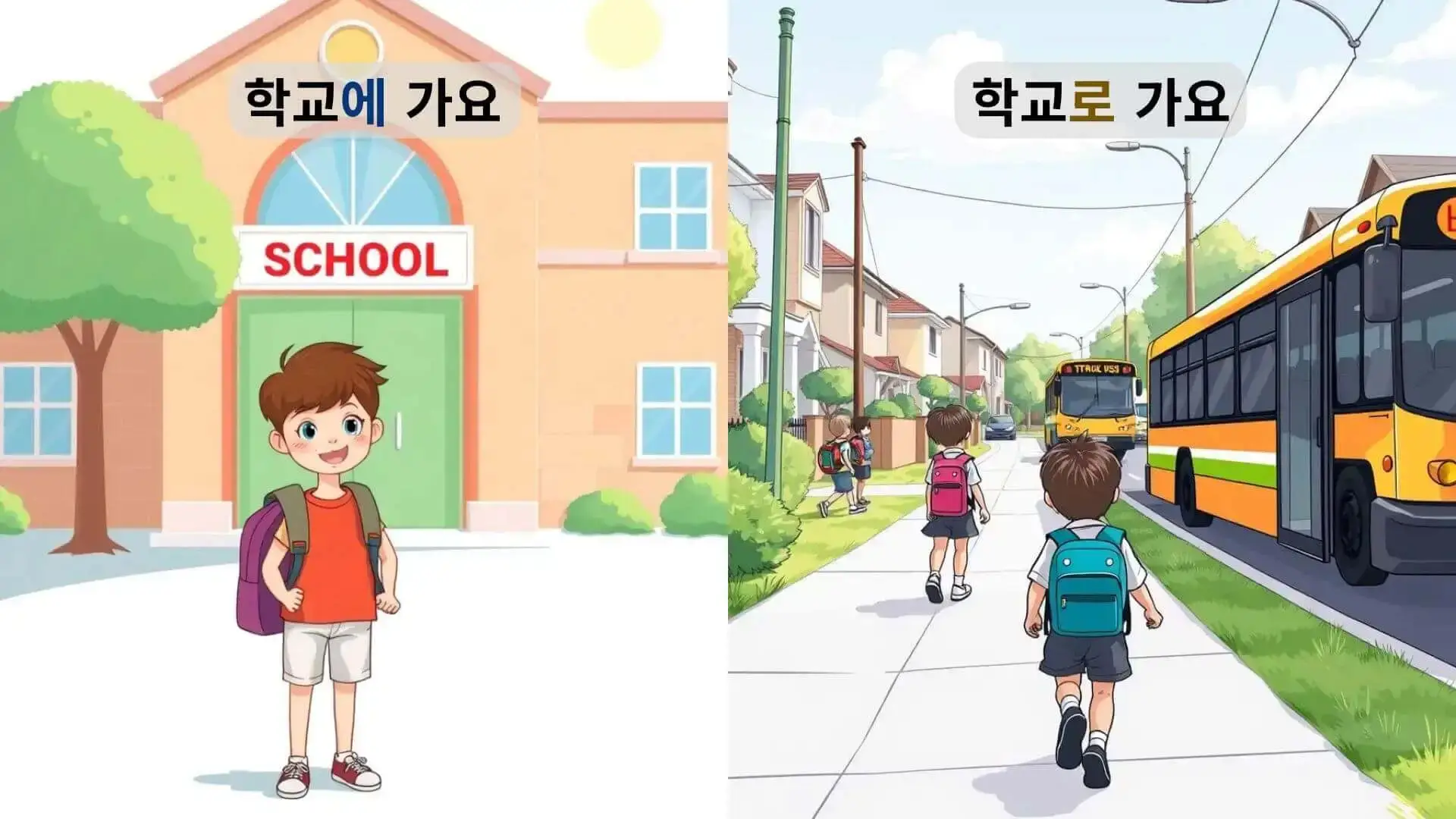 Mastering Korean Particles: 에 vs. (으)로 Explained with Examples